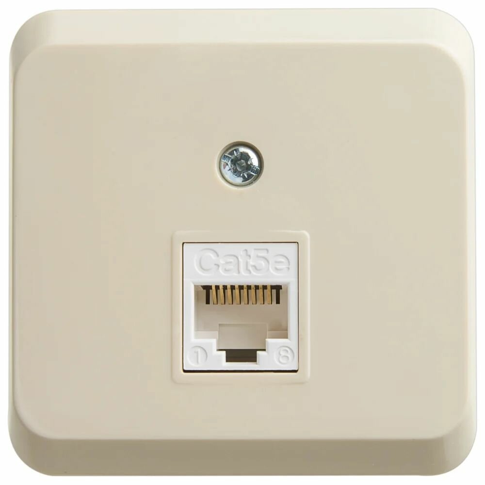 Компьютерная розетка Systeme Electric этюд KOMA-001K