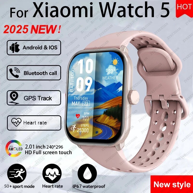 BOXUXING Watch 5 умные часы Pink