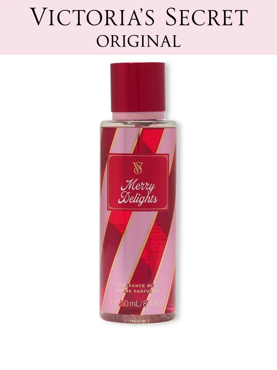 Мист для тела Victoria's Secret Merry Delights, женский, фруктово-цветочный, 250мл