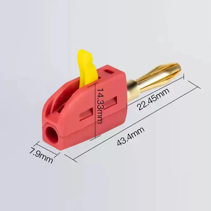 Банановые разъемы HELTC 32A, red