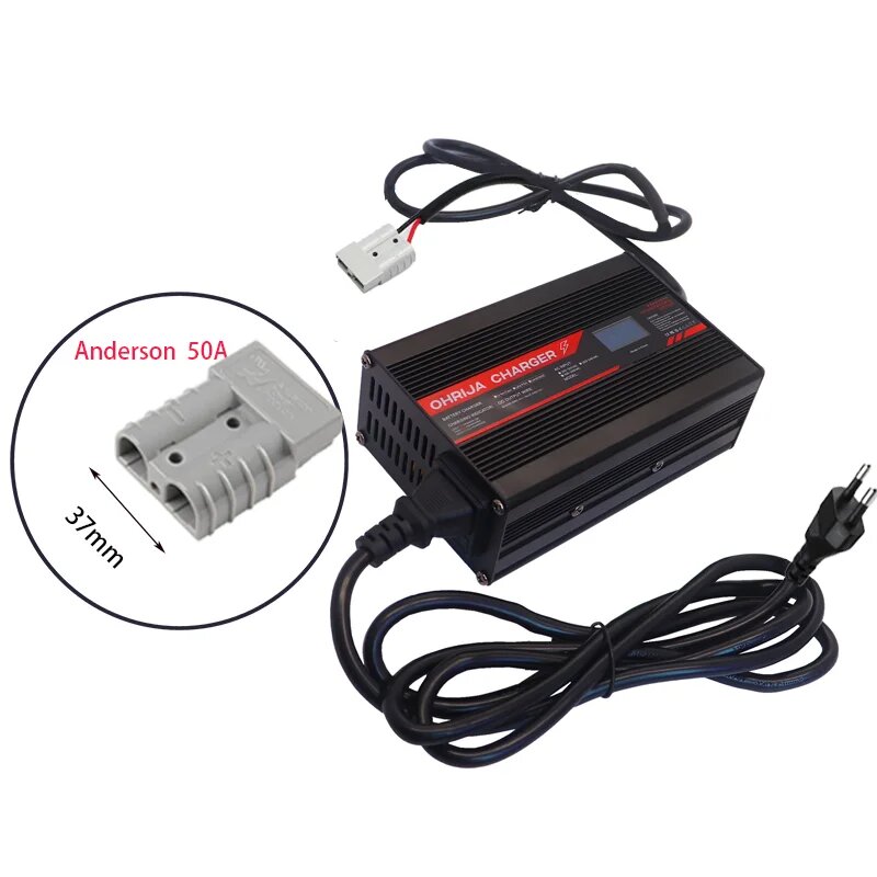 OHRIJA 54.75V 5A Smart Charger, Anderson 50A, US-110V