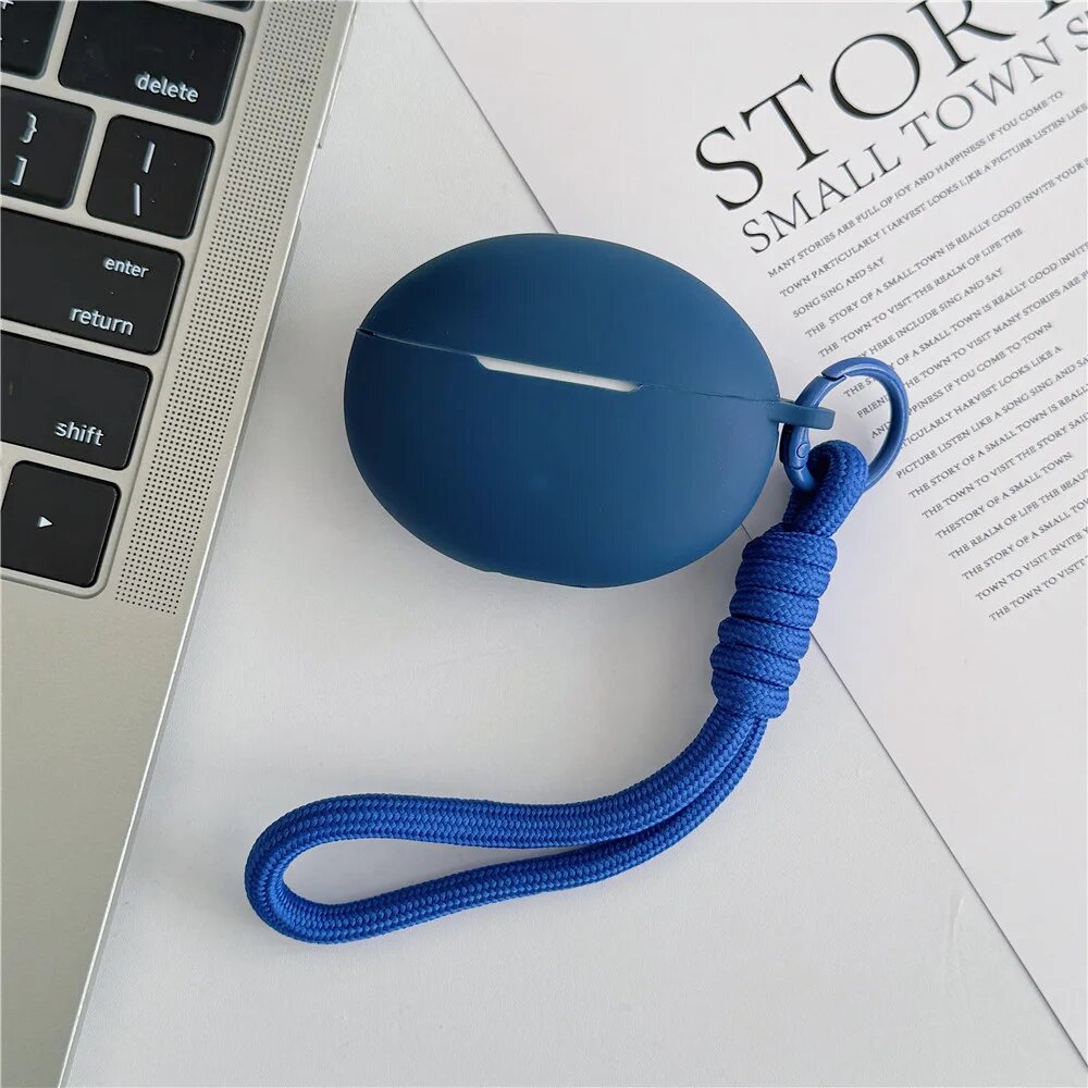 Силиконовый чехол для наушников ярких цветов для Huawei Freebuds 5i 6i, защитный чехол для гарнитуры Freebuds 6i, чехол против падения с крючком