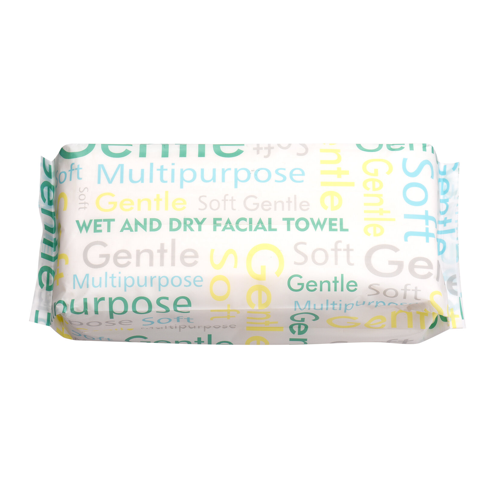 Тканевая салфетка Cotton Tissue белого цвета 80 штук из хлопка, размер упаковки 26*10.8*7см, вес упаковки 208г для сухого и влажного использования, подходит для чувствительной кожи детей, макияжных салфеток, бумажных полотенец