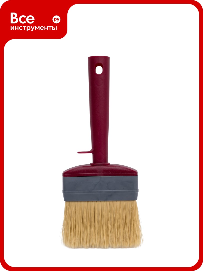 Кисть макловица интек Профи, искусственная щетина, рукоять и бандаж из пластика, класс, для лакокрасочных покрытий