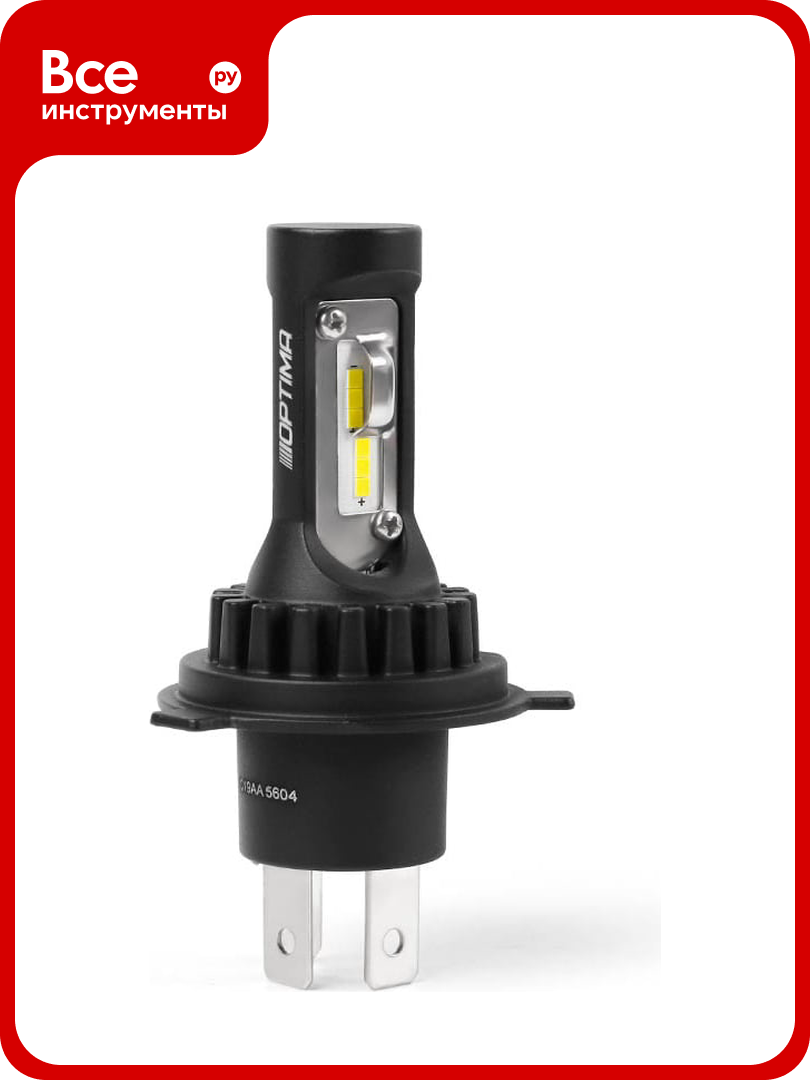Светодиодные лампы Optima Light H4 Optima LED QVANT,12-24V, 2 лампы Q-H4