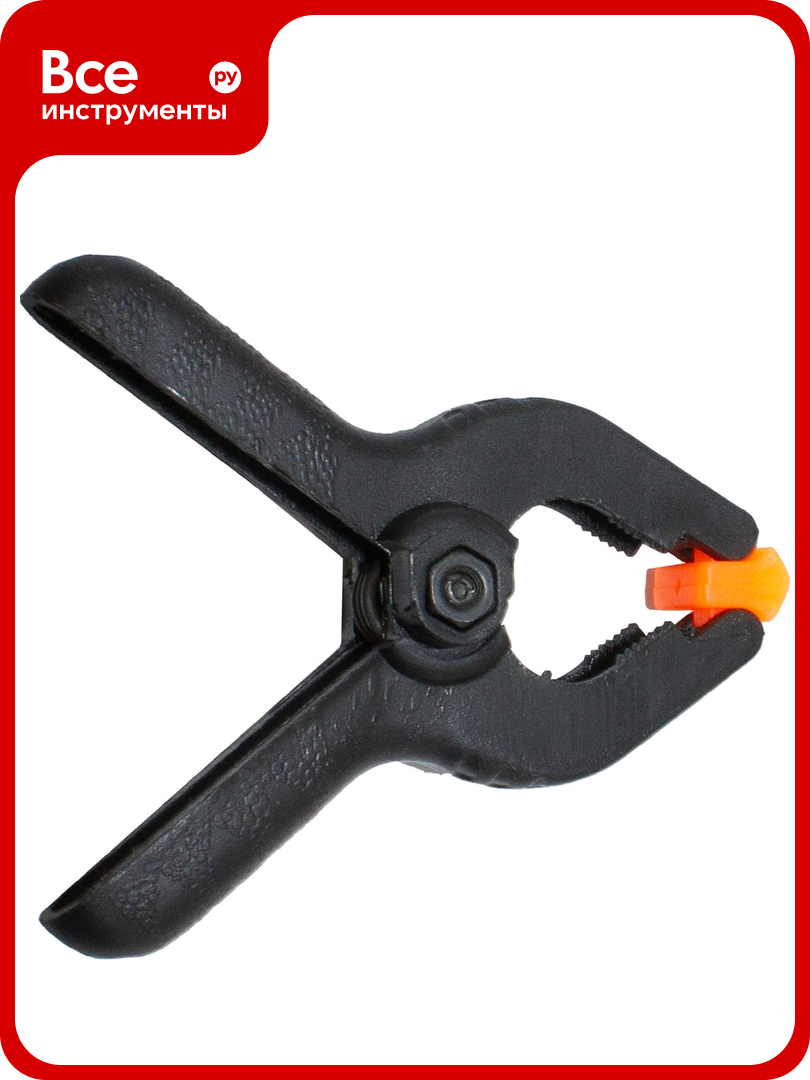 Струбцина зажимная Turbosky YPT-011-2 536 стальная рама, пластиковые С‑образные губки, рукоятки из стали