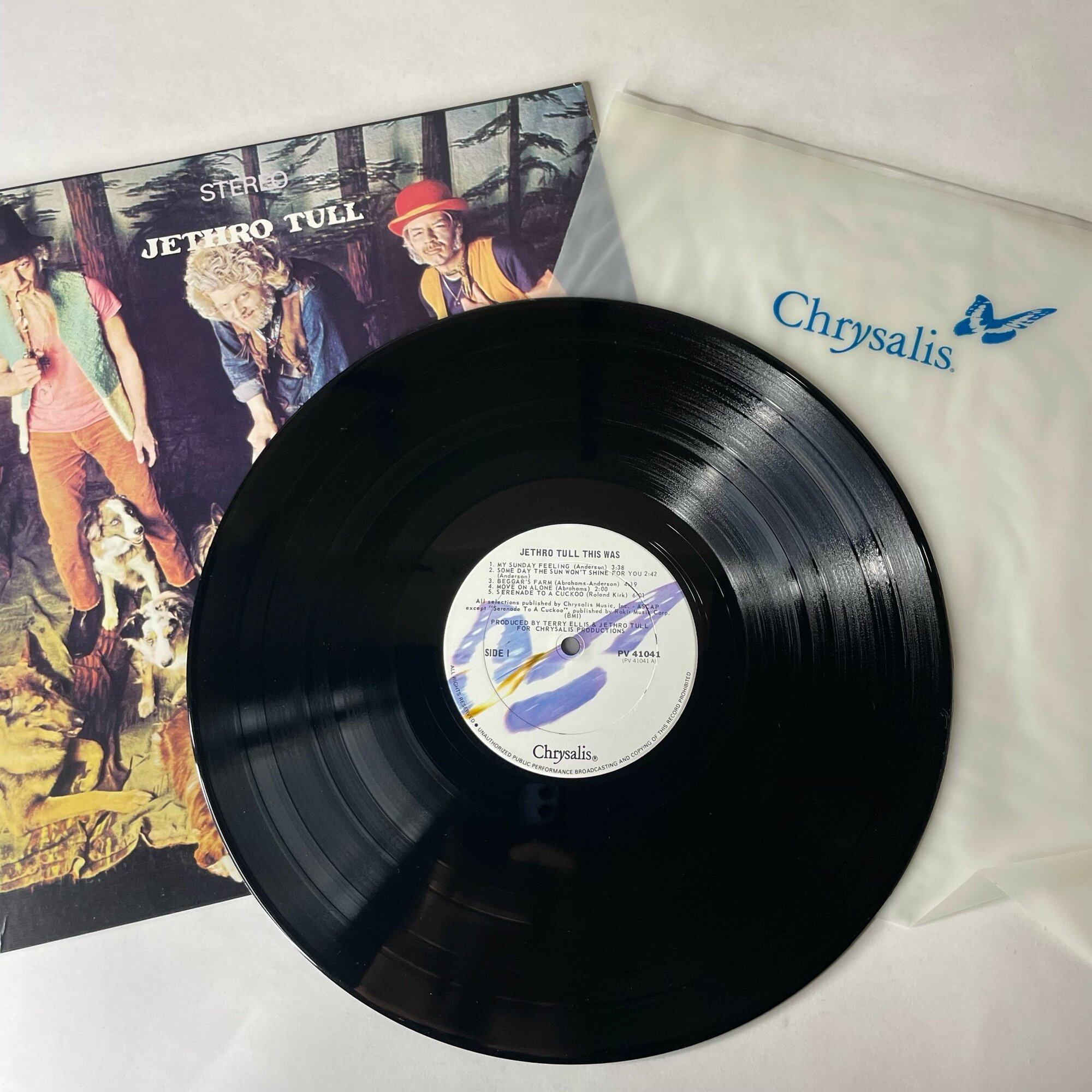 Винтажная виниловая пластинка LP Jethro Tull This Was (США 1983) My Sunday Feeling