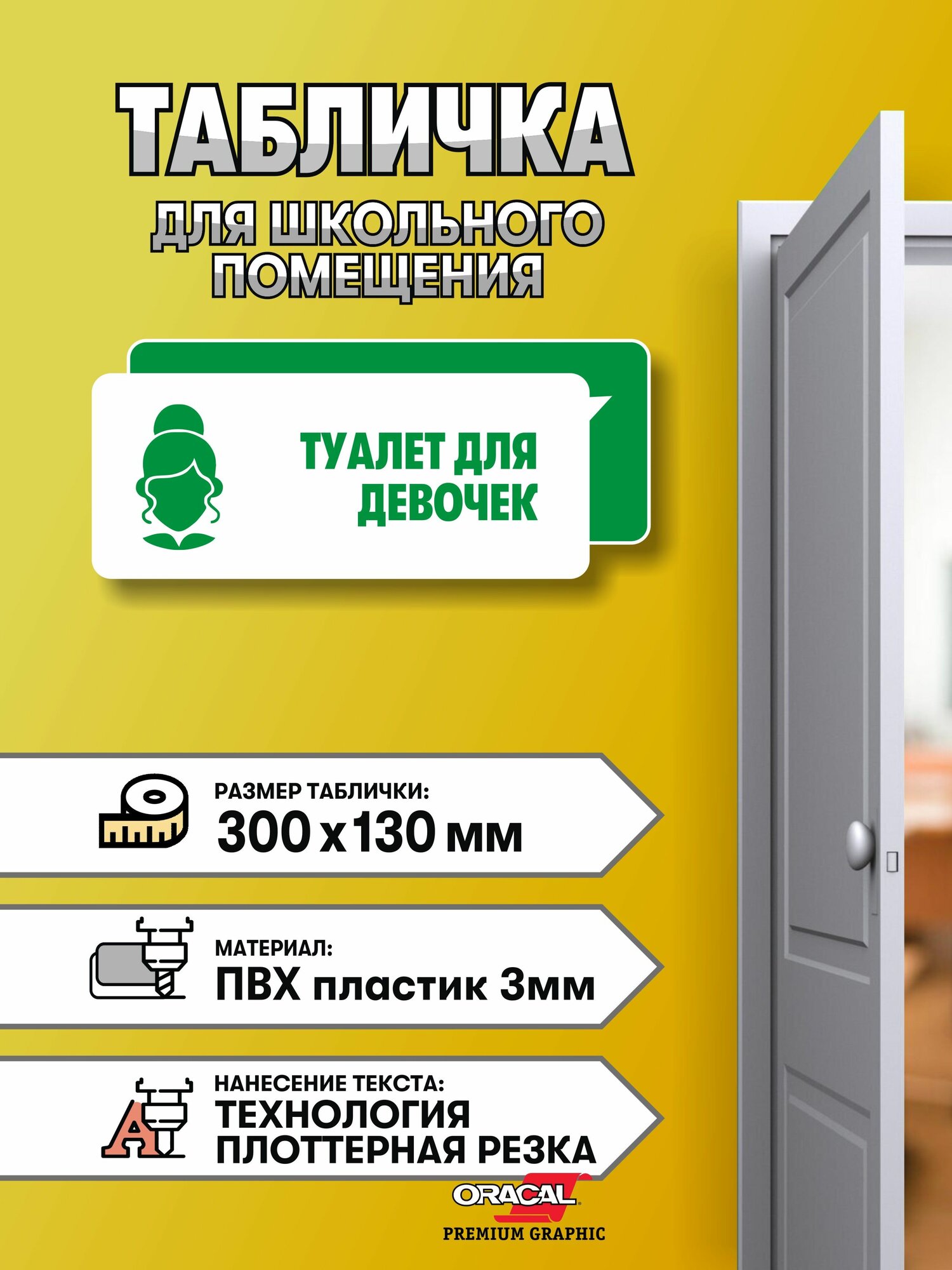 Табличка школьного помещения