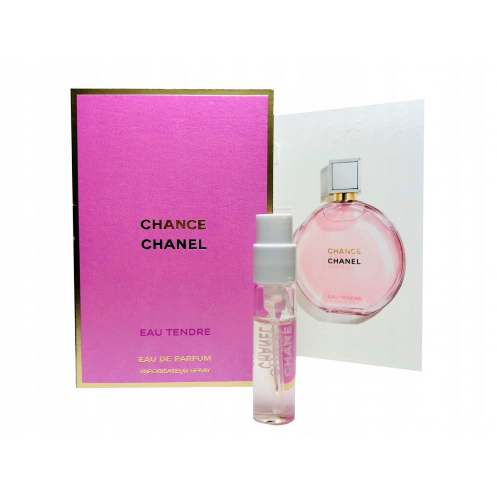 Парфюмерная вода Chanel Chance Eau Tendre Eau De Parfum миниатюра 1.5 мл / Пробник духов Шанель Шанс О Тендре Парфюмерная Вода