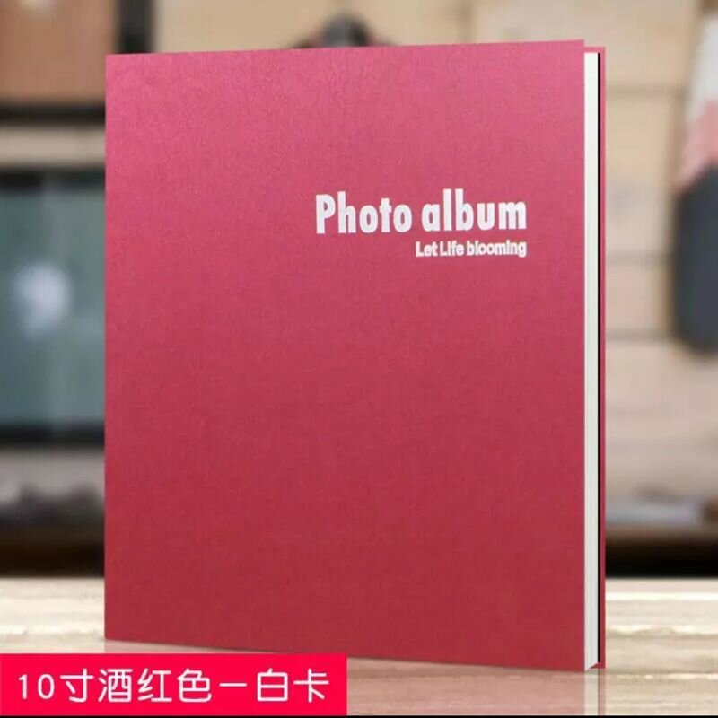 Горячая распродажаЛаминированный фотоальбом на 18inch фотографий, универсальный бумажный альбом, DIY, клейкий, памятный старый фотоальбом