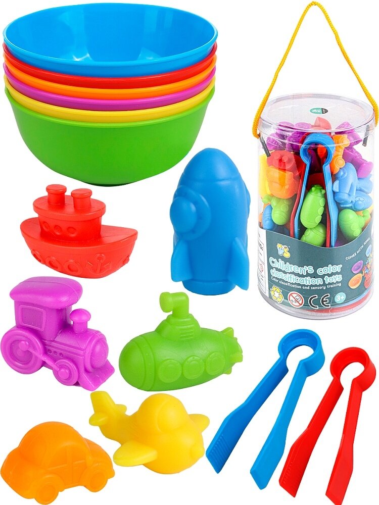 Сортер Рыжий Кот "Транспорт", И-9396, для развития логики и моторики, в тубе