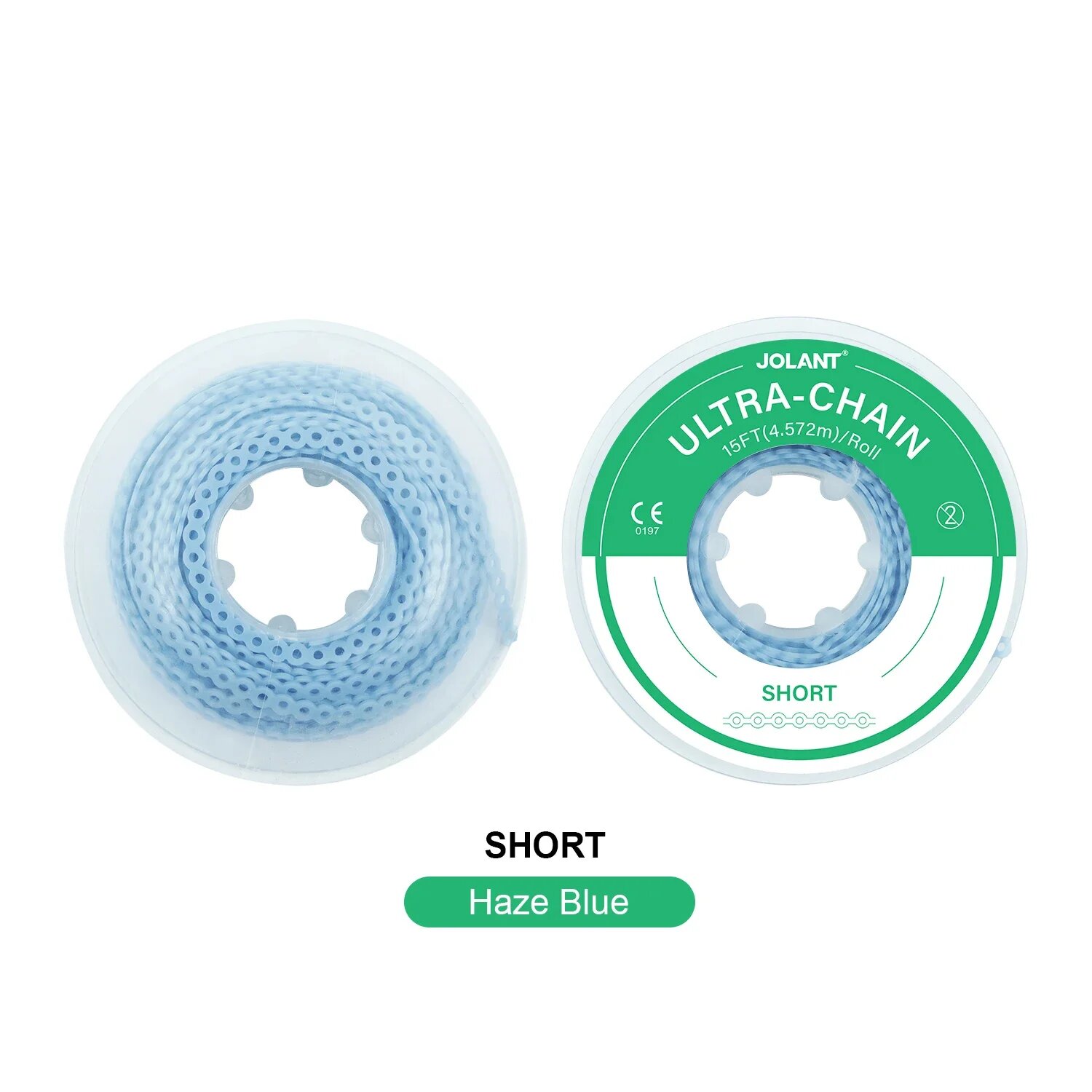 Ортодонтическая цепь JOLANT Ultra-Chain, Short-No.29, Haze Blue
