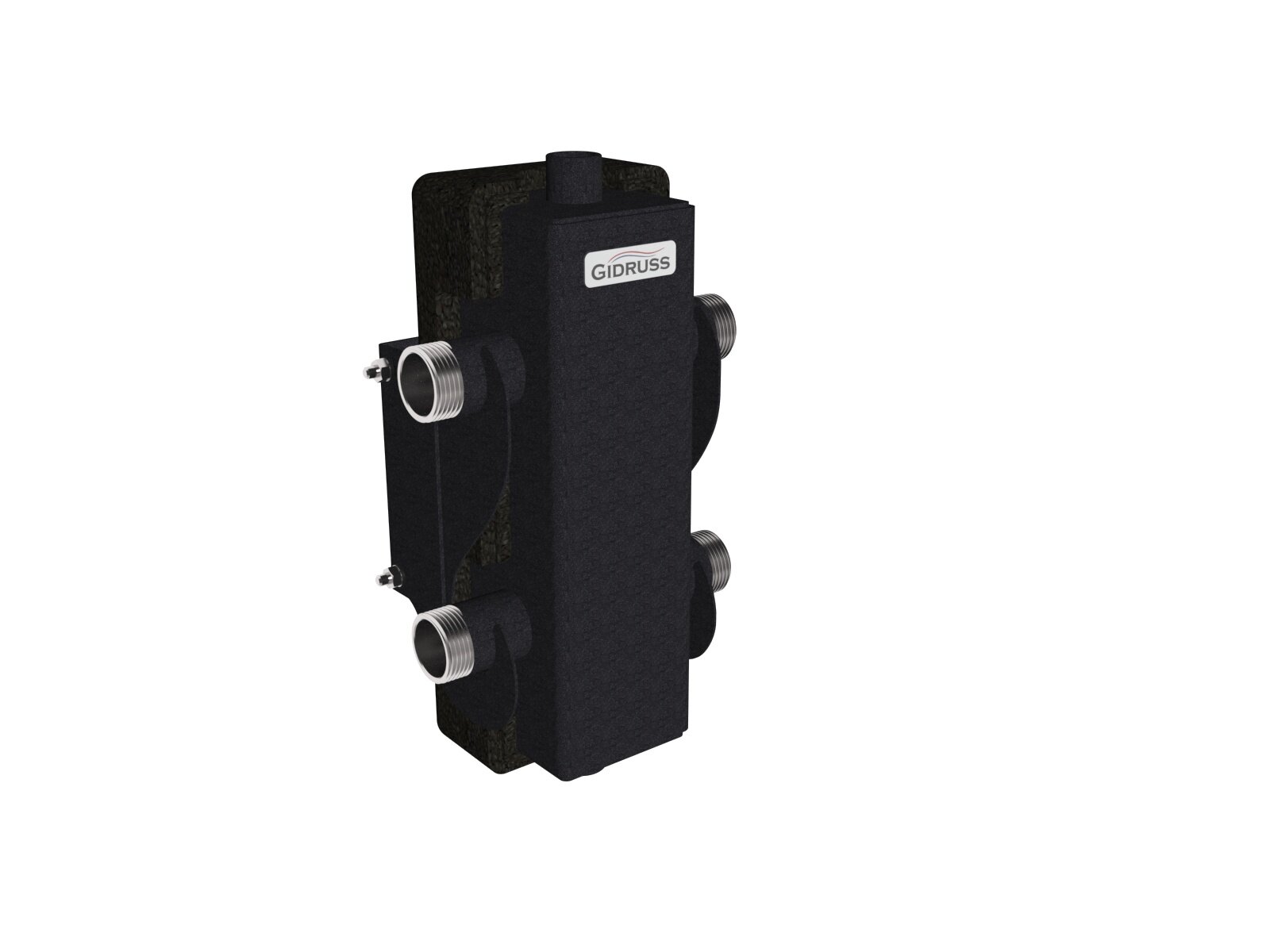 Гидравлическая стрелка Gidruss GR-60-25. EPP 2,6 м3/ч, 1", до 60 кВт, арт. GR 60G0T 04