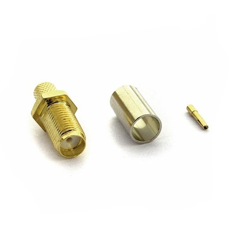 Разъемы SMA-female 10шт обжимные RG-58 и РК 50-3-18 S-211F 05-5007 (S-231F) NGT