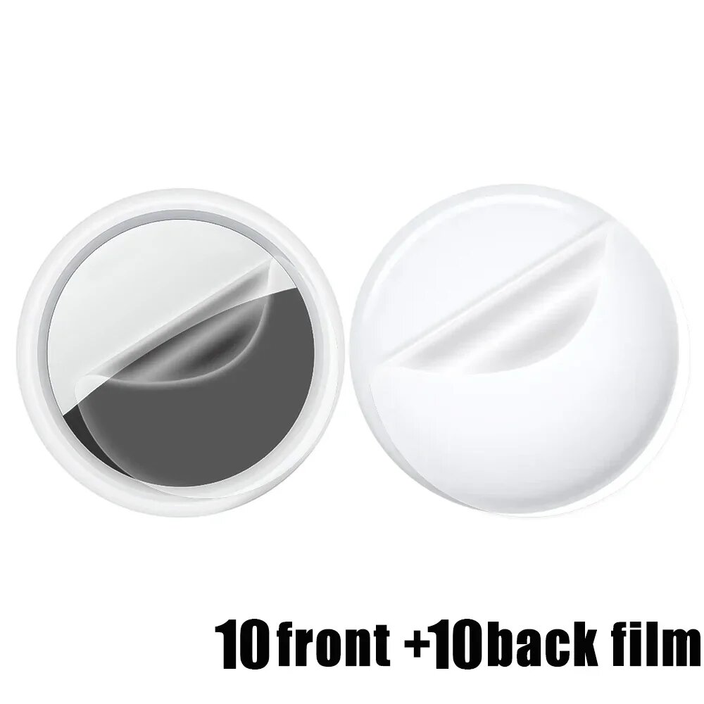 Гидрогелевая пленка для Apple Airtag Черный, 10 sets film