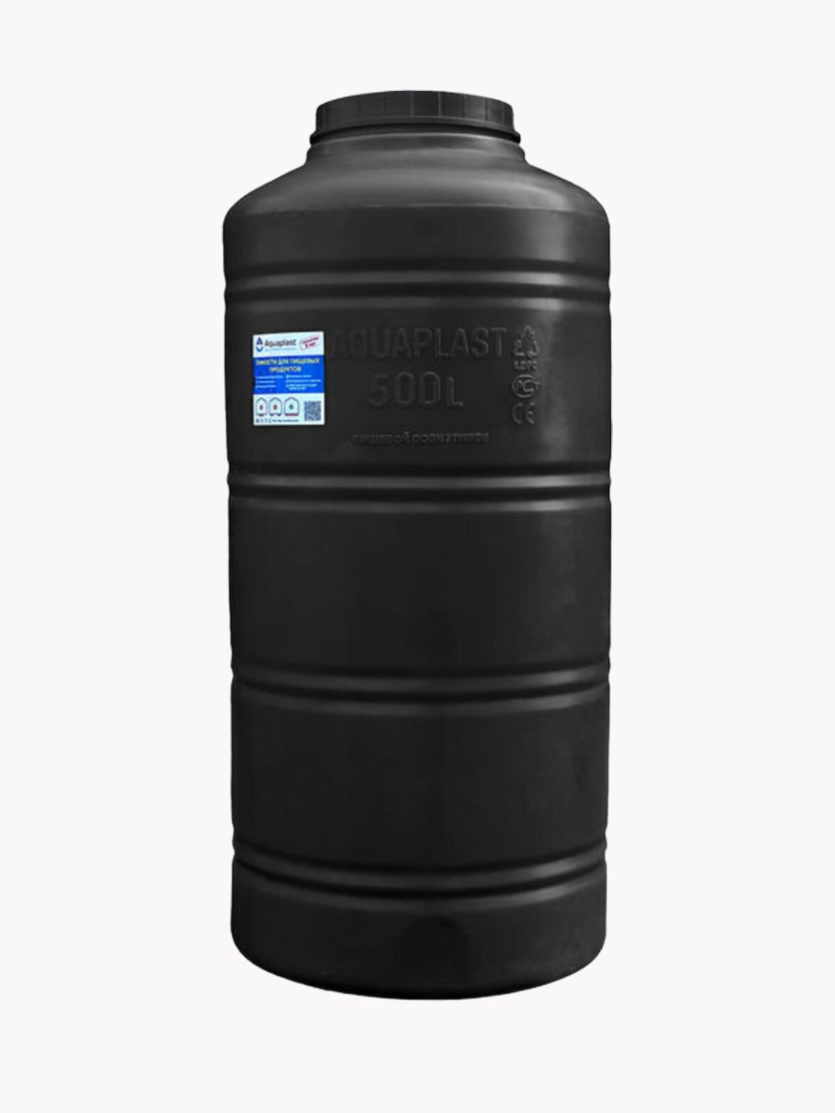Емкость для воды АкваПласт ОВ 500 (черная)