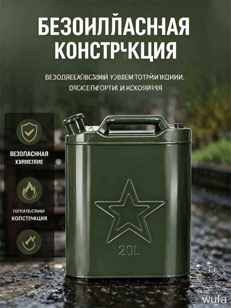 Канистра бензин 20 л металлическая