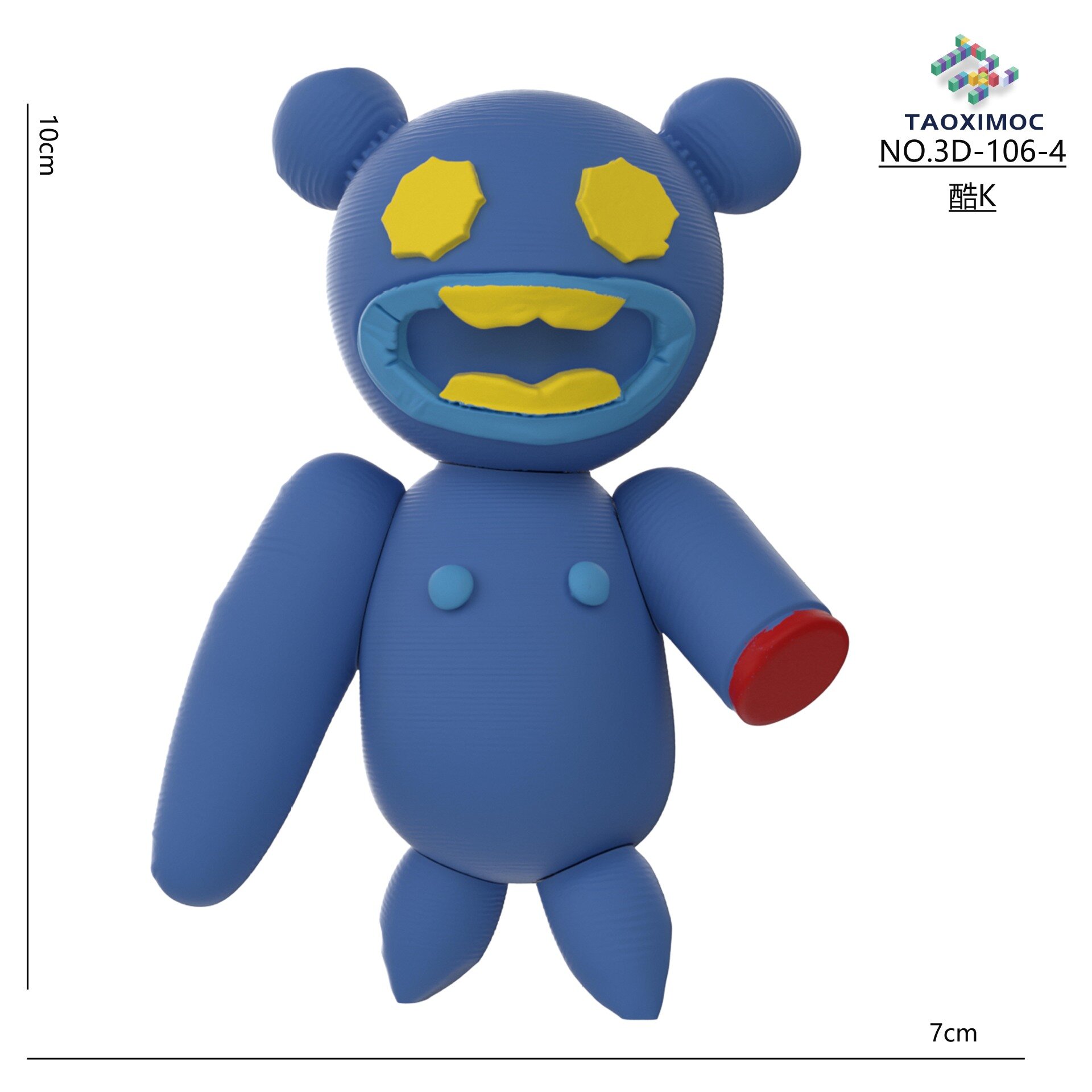 Фигурка-модель Кул К 3D для игры Суси-ресторан | Аксессуар персонажа
