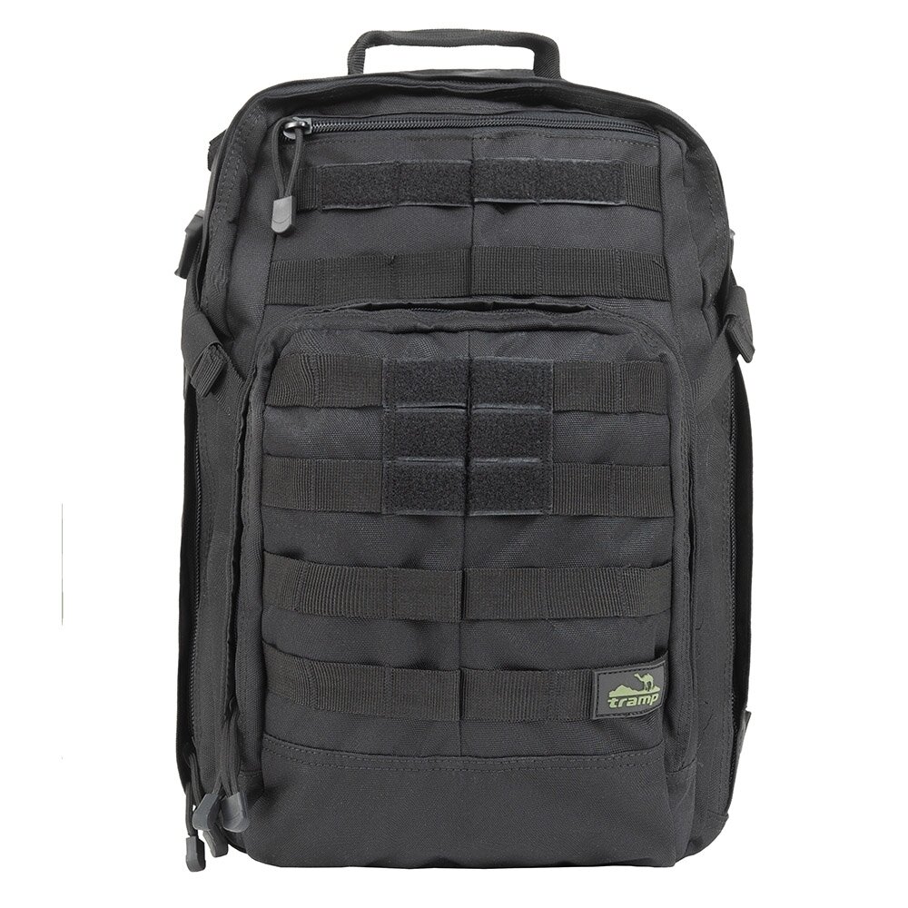 Рюкзак Tramp Commander 18 л, черный (тактический, легкий, со стропой MOLLE) — фото 1