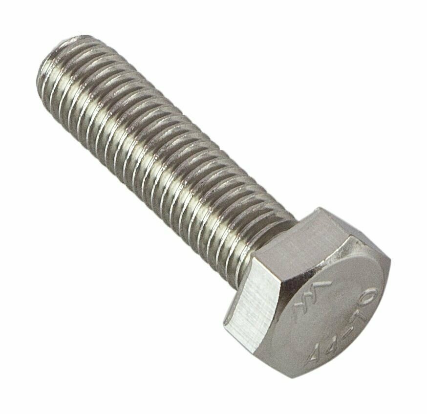 Болт 6х16 DIN 933, нержавеющая сталь А2, 20шт.