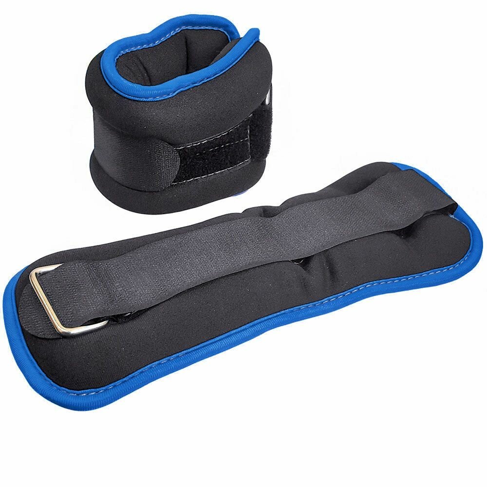 Утяжелители для рук и ног тренировочные, спортивный груз для спорта, фитнеса и бега, детский инвентарь для гимнастики и занятий спортом дома комплект браслетов с гантелями неопреновый 2 шт по 1 кг