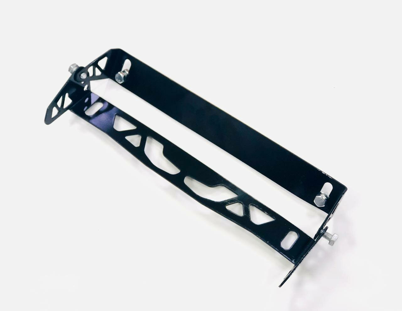 Крепление/держатель универсальный для номера авто с регулируемым углом наклона (черный)