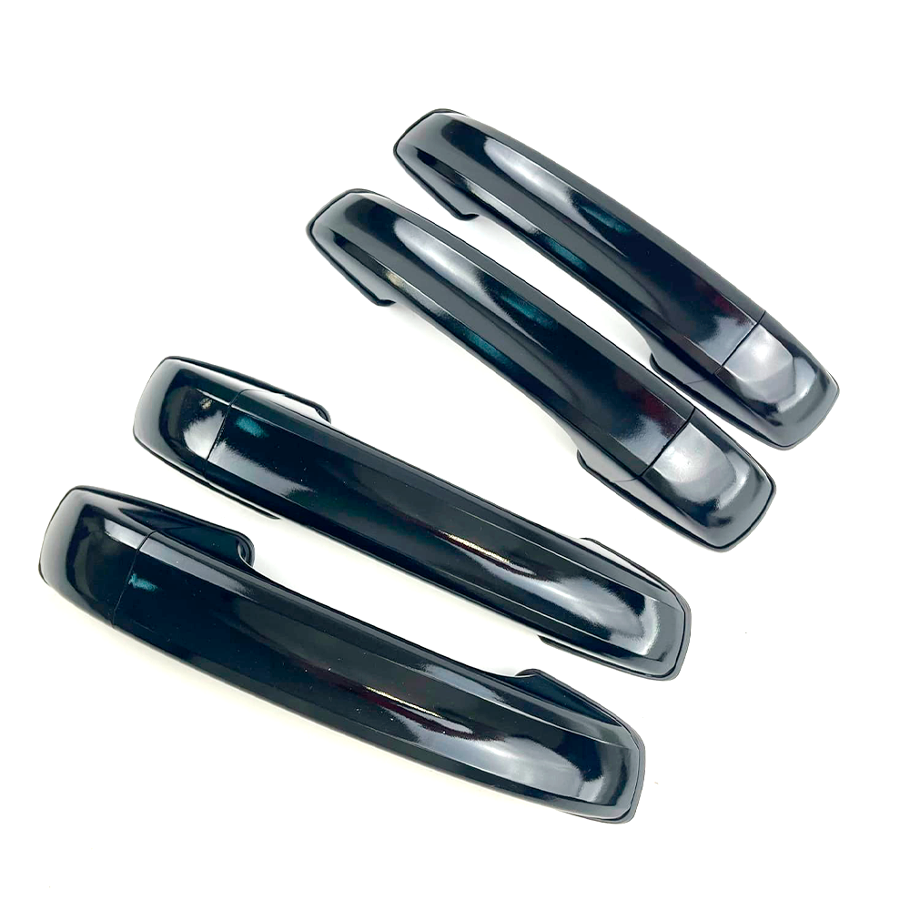 Ручки дверей УАЗ 3163 Патриот Евро наружные (4 шт) "Рысь" черный ЧМЯ, фиолетовые блестки