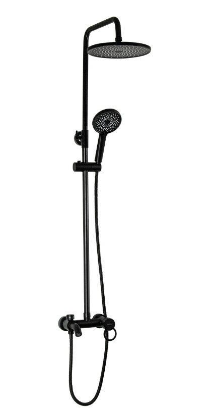 Душевой комплект BRIMIX, Черный матовый, 3186