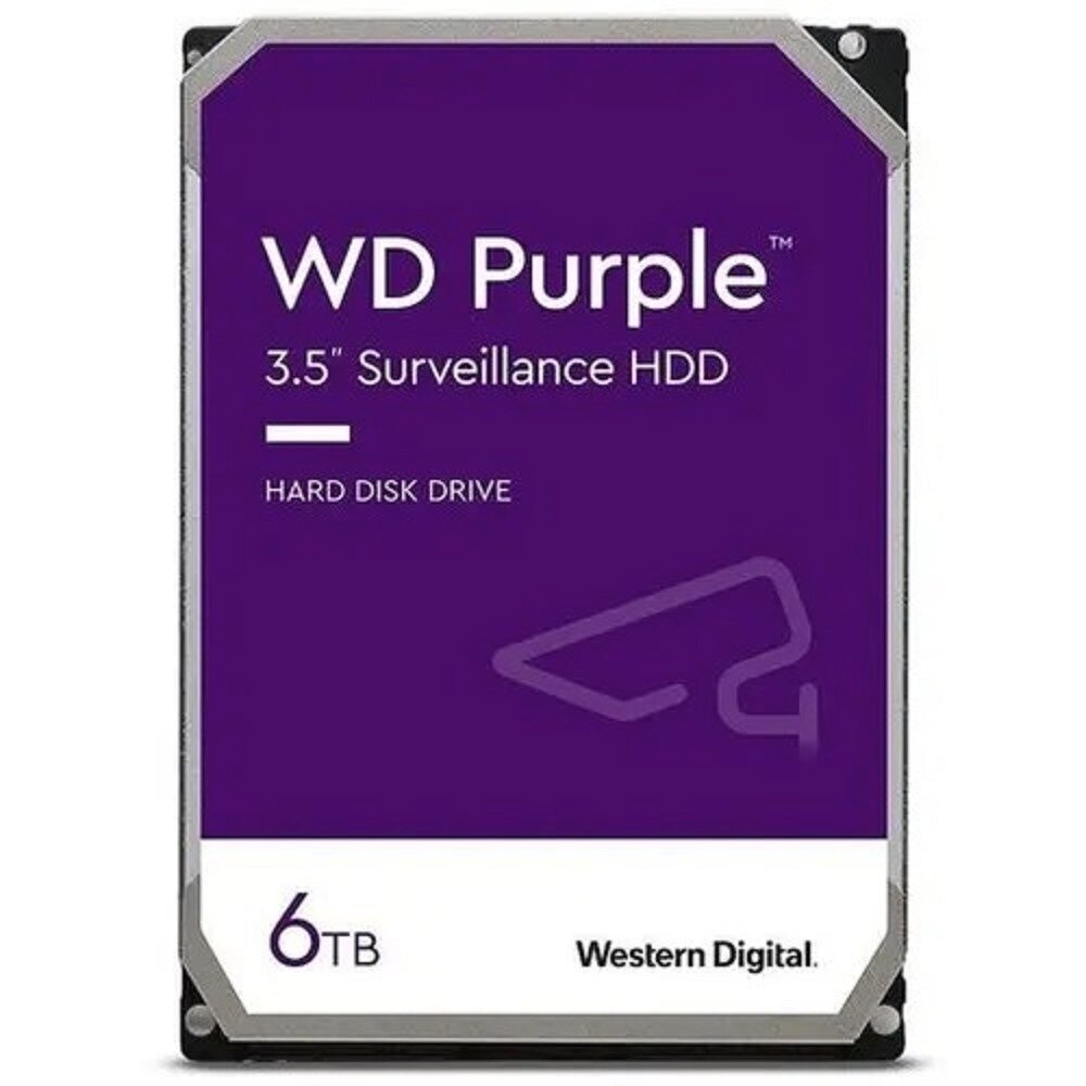 6TB WD Purple (WD64PURZ) (Serial ATA III, 5400- rpm, 256Mb, 3.5")