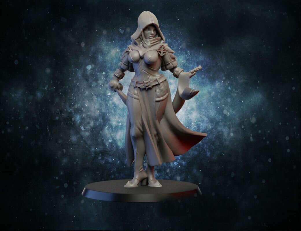 Inquisition - Имперский Инквизитор Дознаватель миниатюра для DnD (ДнД) и других Настольных игр( НРИ, Варгеймов или РПГ), фентези тематика