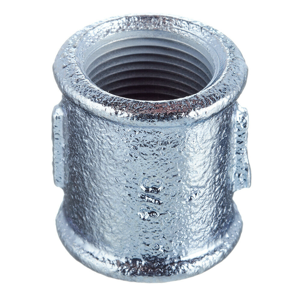 Муфта прямая Gebo Platinum (270-5V) 3/4 ВР(г) х 3/4 ВР(г) чугунная оцинкованная