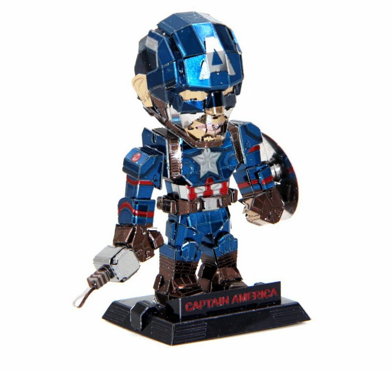 Металлический конструктор / 3D конструктор / Сборная модель Captain America