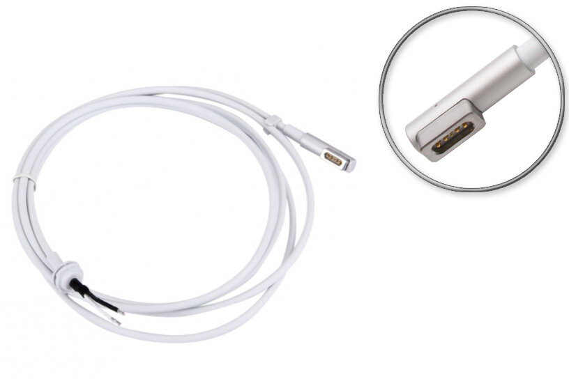 Кабель со штекером Magsafe1, L-образный, для блока питания 85W, зарядного устройства ноутбука Apple MacBook Pro (c 2012)