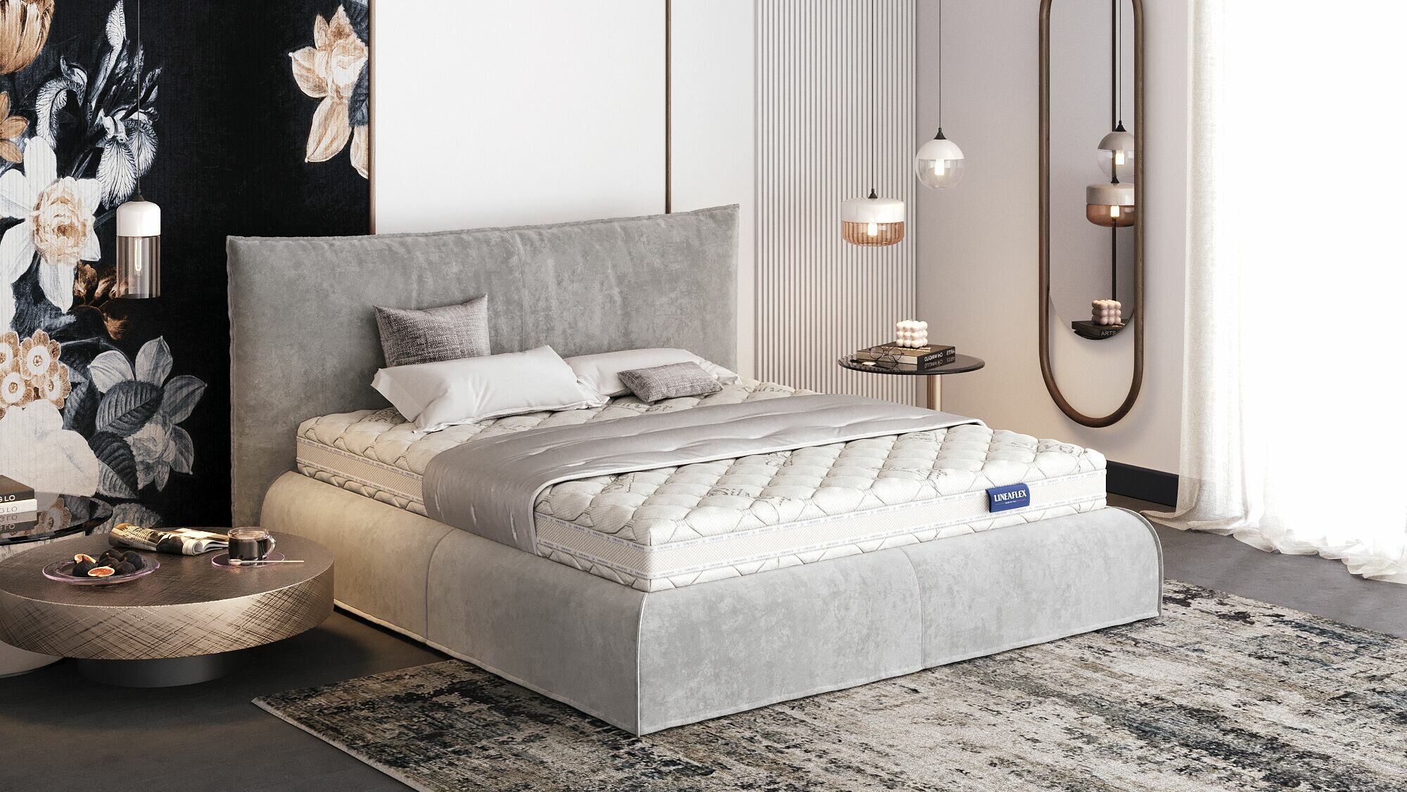 Матрас Lineaflex Elegante 160х200 высота 24 см анатомический мягкий Независимые пружины — фото 1