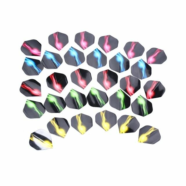 Комплект оперений дротиков для дартс 30шт профессиональные