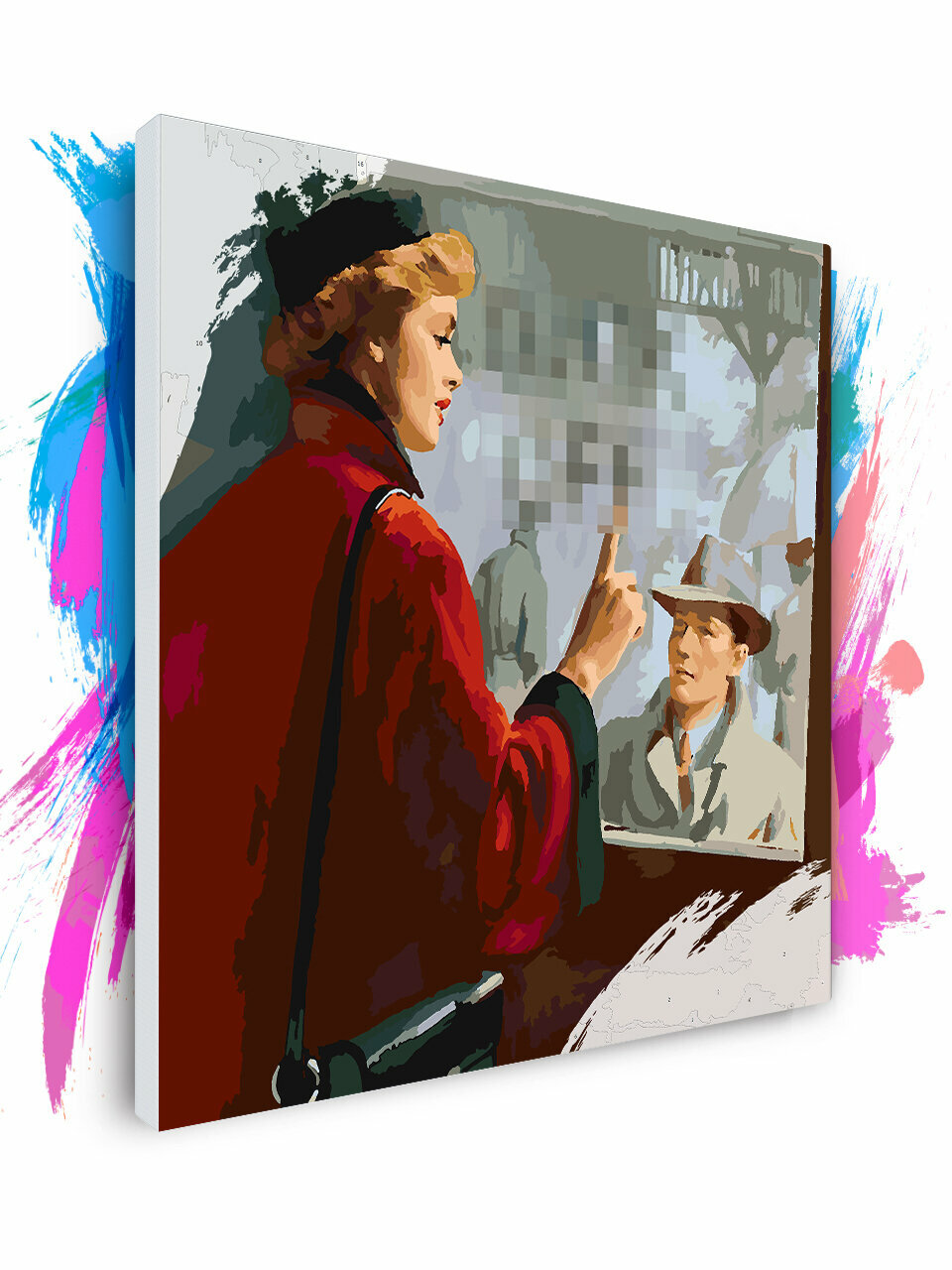 Картина по номерам на холсте Любовное послание, 40 х 40 см