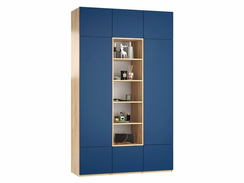 Шкаф распашной для одежды "Дуглас 3" 135х240х50 Дуб крафт золотой / Крокус