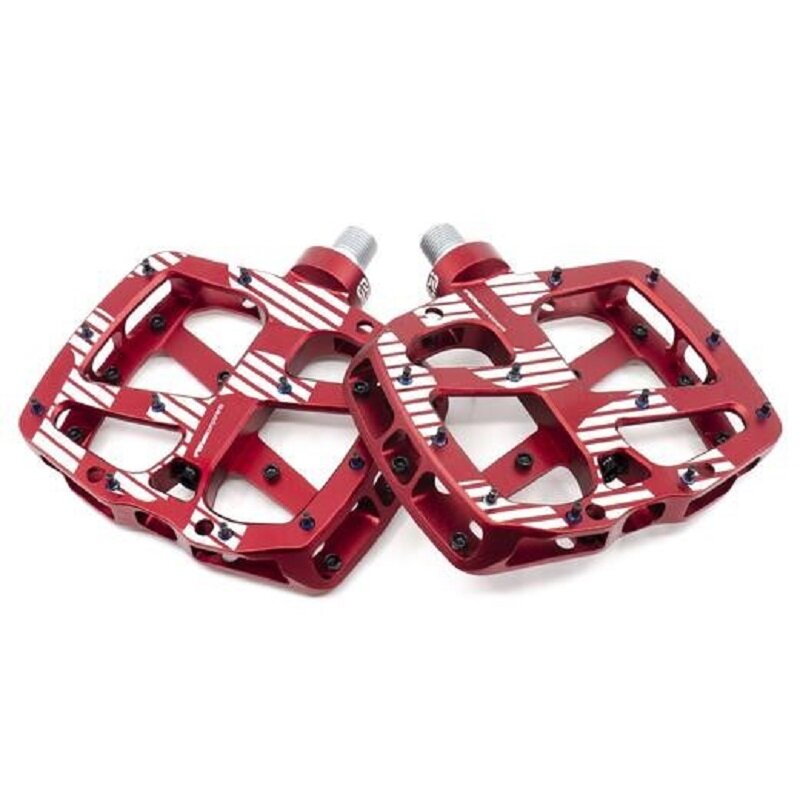 Педали E Thirteen Plus Flat Pedal Aluminum Body 22 Pins (PD2UPA), цвет Красный