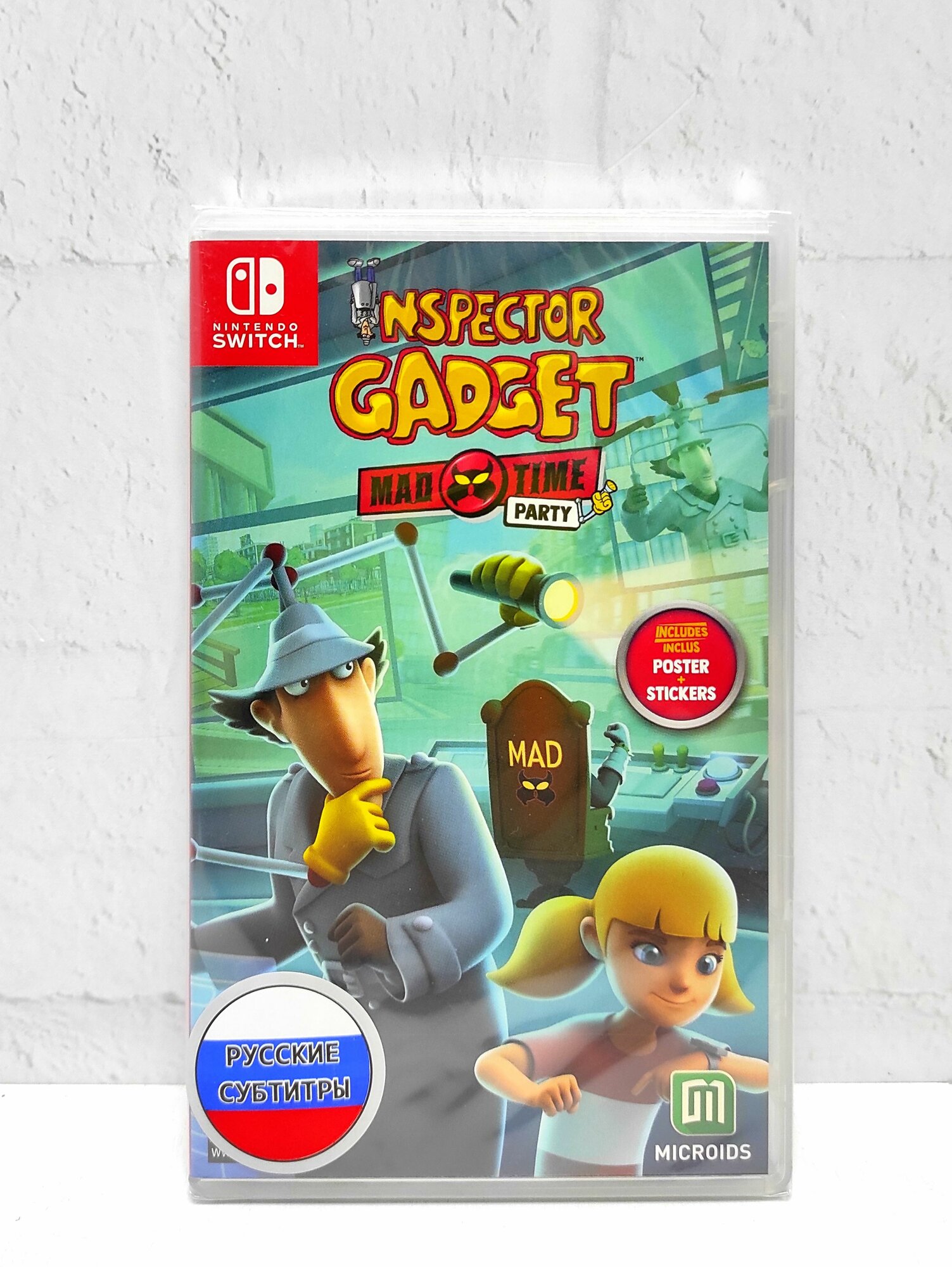 Inspector Gadget Mad Time Party Русские субтитры Видеоигра на картридже Nintendo Switch