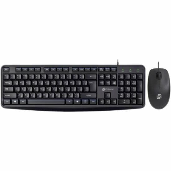 Клавиатура и мышь Оклик S603 проводные черный (1968894)