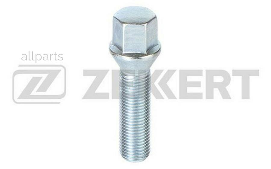 ZEKKERT BE-4042 Болт колесный конус M14 x 1 5 длина резьбы 45 ключ 17 Цинк