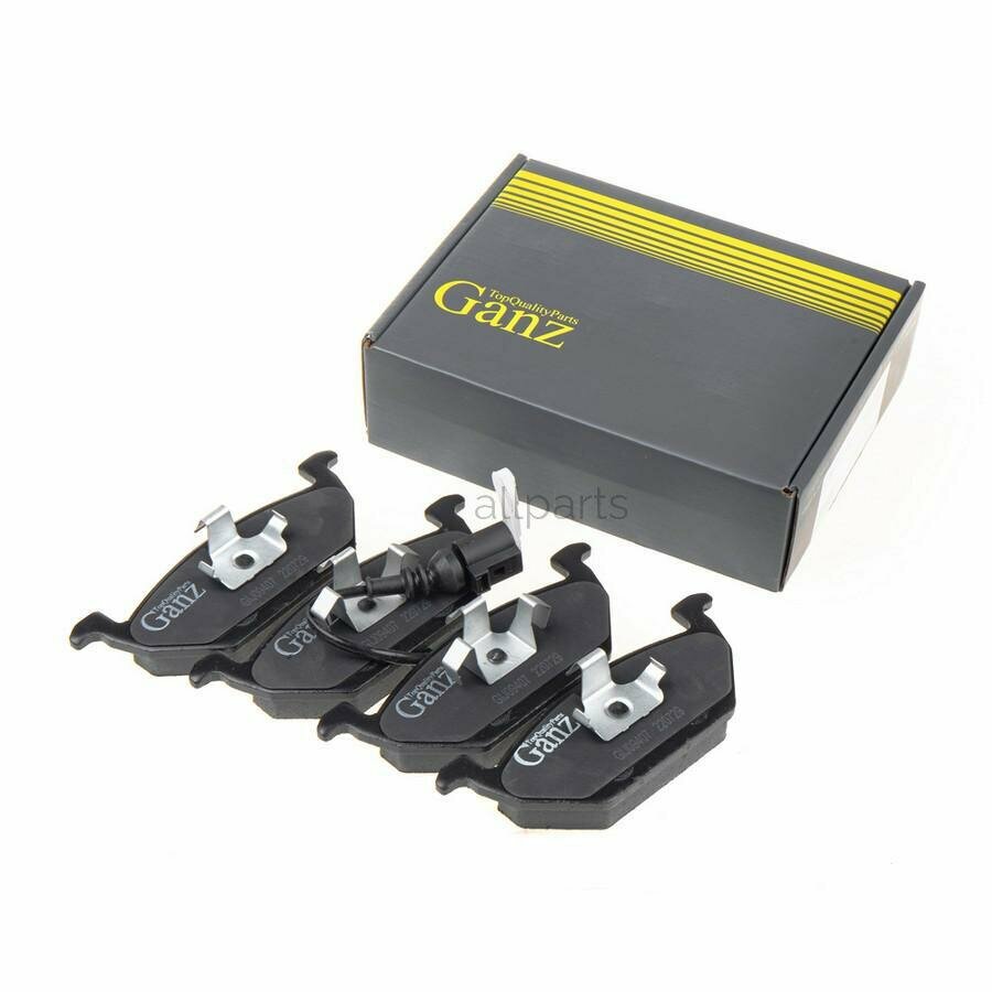 GANZ GIJ09407 Колодки тормозные передние для VAG A3/Octavia/Yeti/Golf V/VI/Caddy III all 04-> GANZ GIJ09407