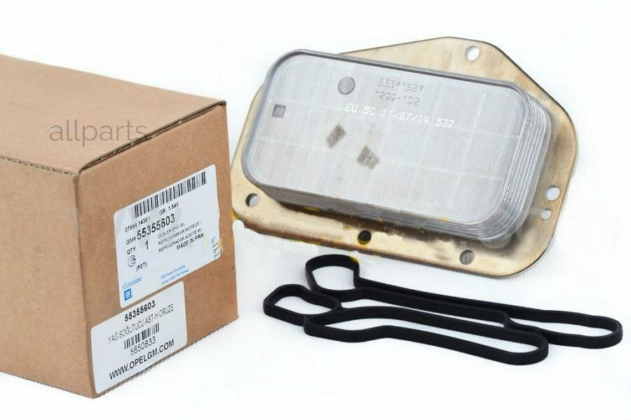 GENERAL MOTORS 55355603 Радиатор масляный (маслоохладитель) - OPEL/CHEVROLET 1.4-1.8 GENERAL MOTORS 55355603
