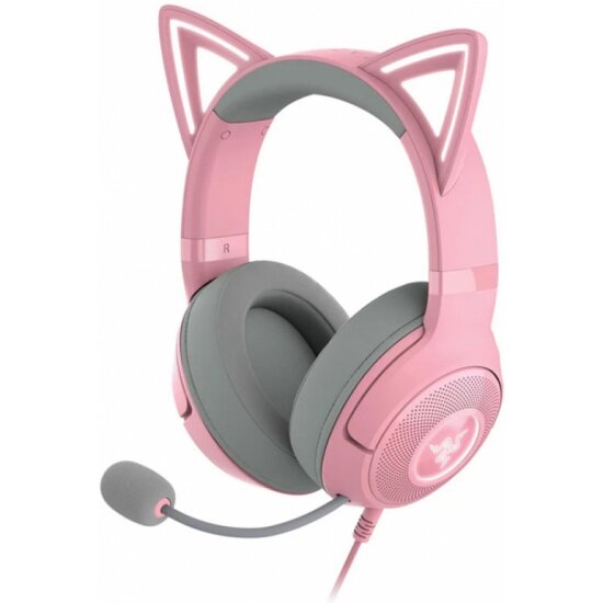 Гарнитура Razer Kraken Kitty V2 - Quartz Ed. Headset (RZ04-04730200-R3M1)