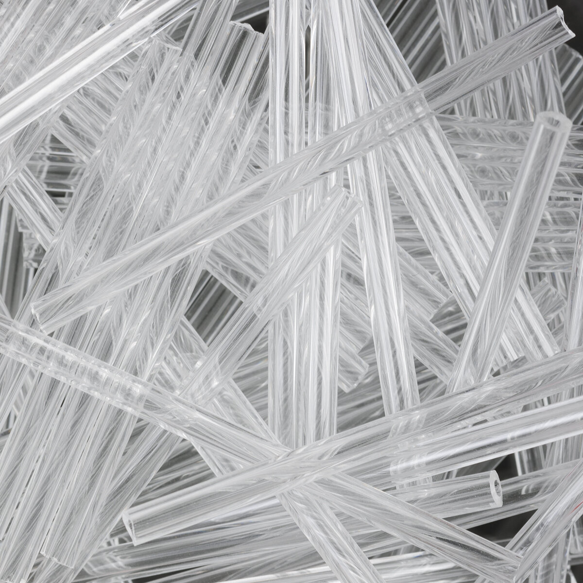 Бисер Чехия TUBES 321-11001трубчатый бисер 50 x 3 мм, вес 50 г, для рукоделия цвет 23980 черный