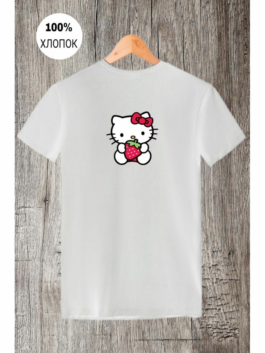 Футболка милый котик hello kitty