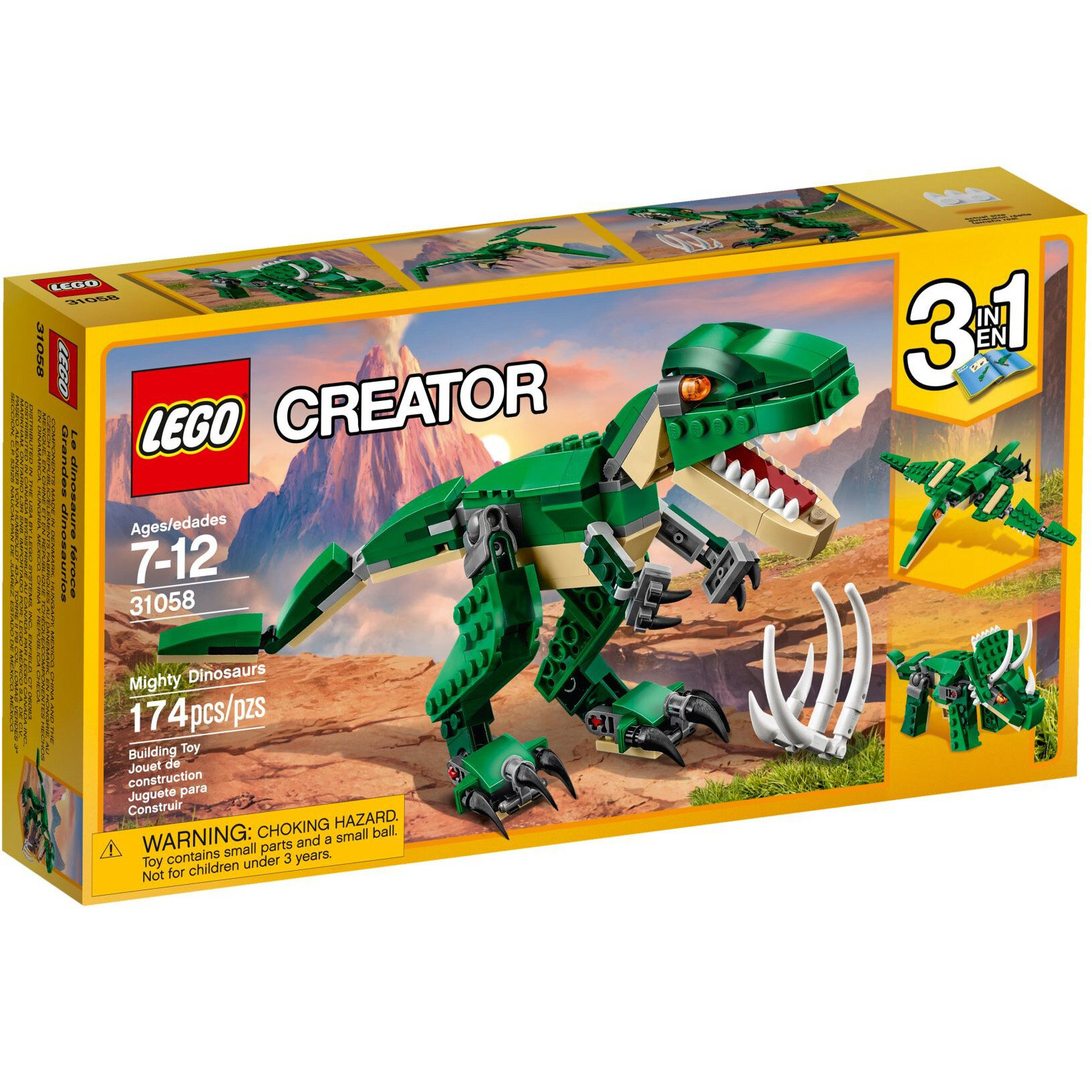 Конструктор LEGO Creator 31058 Грозный динозавр