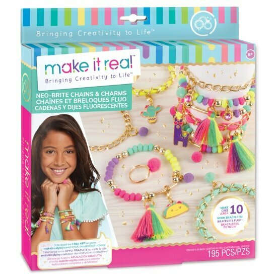 Набор для творчества Make IT Real 1313 Создай свой браслет. Яркие амулеты