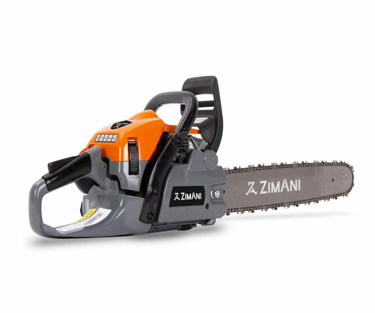 Бензопила ZimAni 450 15" (2,4кВт/3,2л. с, шина 38см-К095, цепь .325х1,3х64зв.) 5,1кг (X-TORQ)