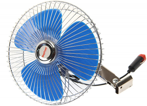 Вентилятор Megapower 21 см, 12V, с решеткой металл